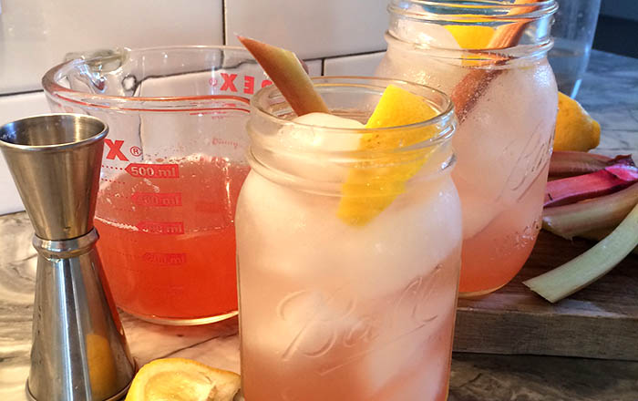 Rhubarb Spritz · Faith Middleton's Food Schmooze