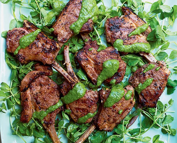 Nigella Lawson’s Spicy Mint Lamb Chops with a Preserved Lemon and Mint ...