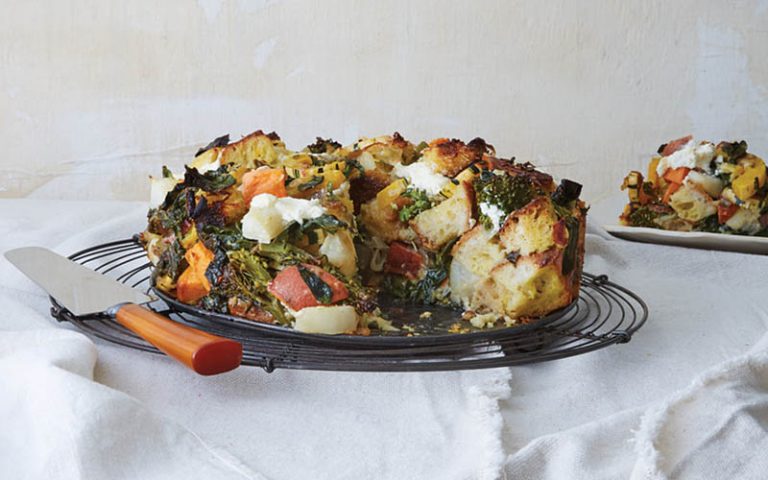 Cooking with Scraps: Any-Season Strata · Faith Middleton's Food Schmooze
